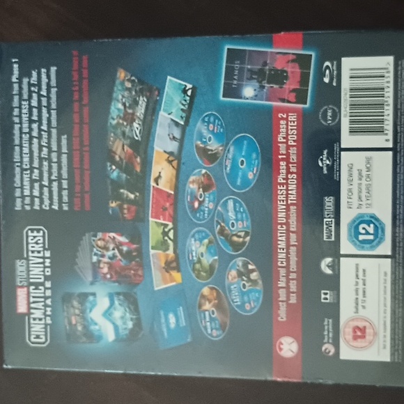 Marvel | Media | Marvel Studios Cinematic Universe Phase One Collectors Edition Blueray Box Set ...